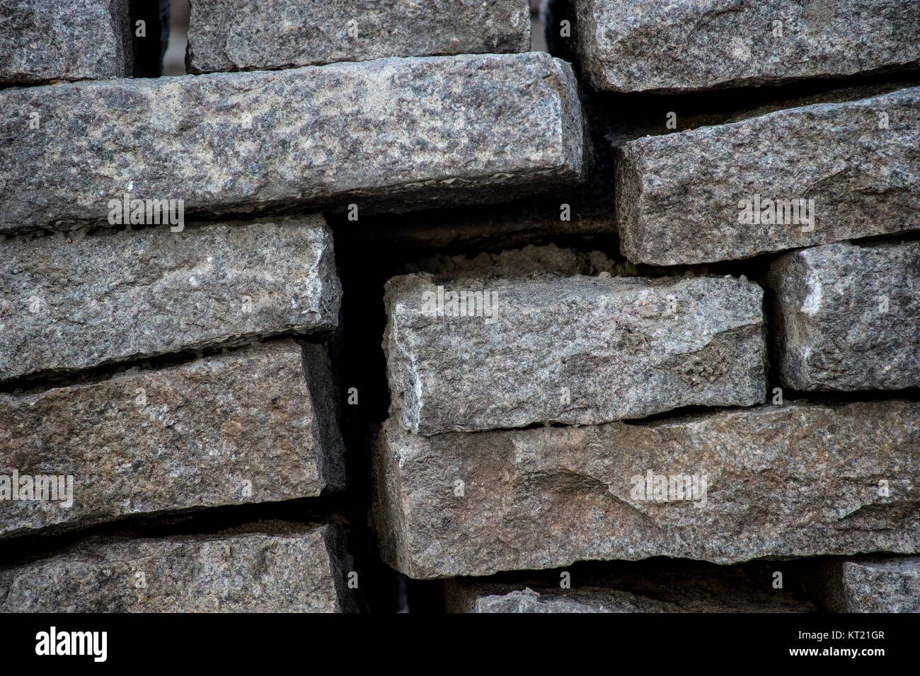 close-up of stack of granite stone, tiles Stock Photo - Alamy