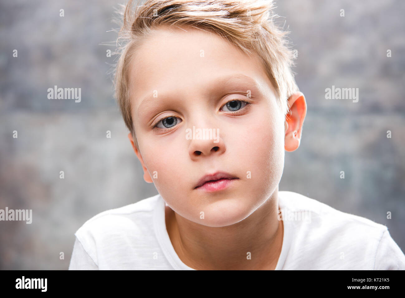 Cute boy portrait Stock Photo - Alamy