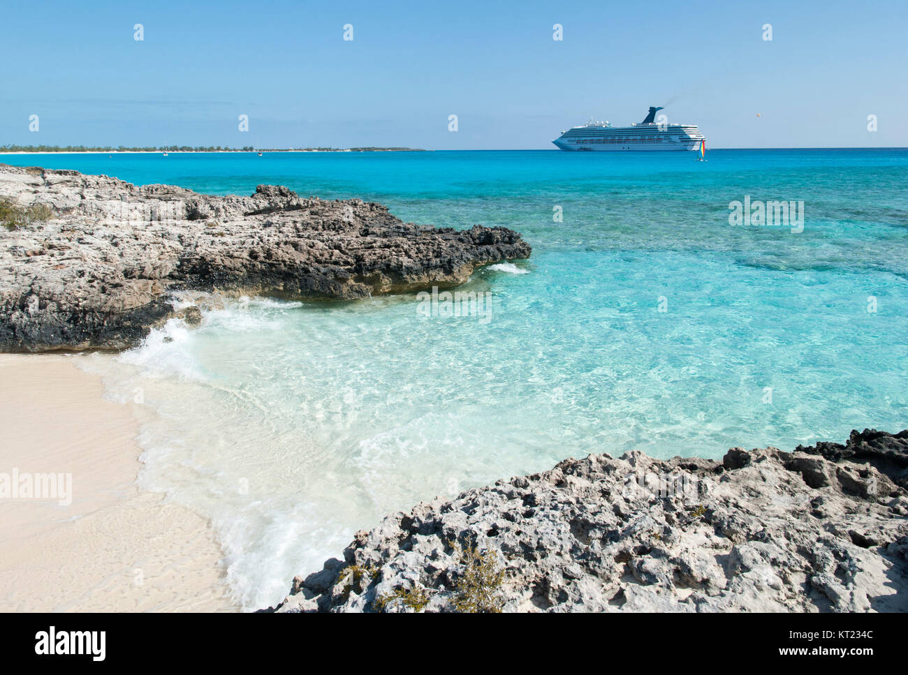 Caribbean Tiny Beach Stock Photo - Alamy