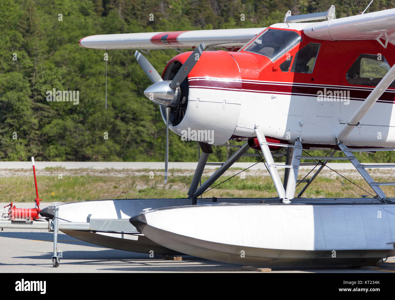 Skagway Town Airplane Stock Photo - Alamy