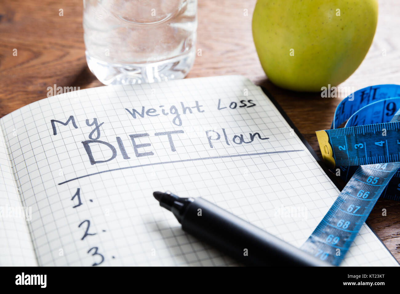 Diet Plan Concept Stock Photo - Alamy