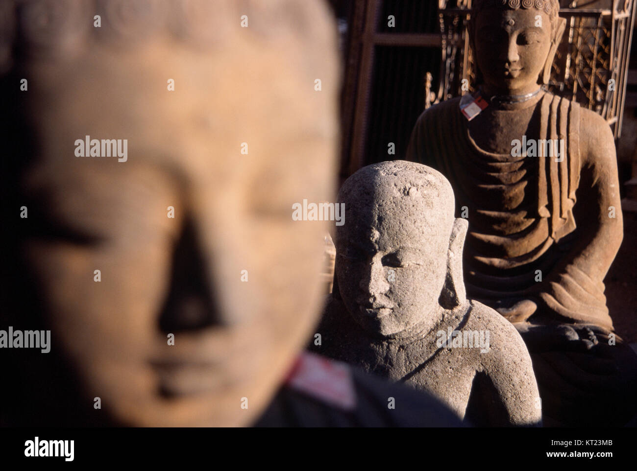 BUDDHAS AT THE BAZARRE Stock Photo - Alamy