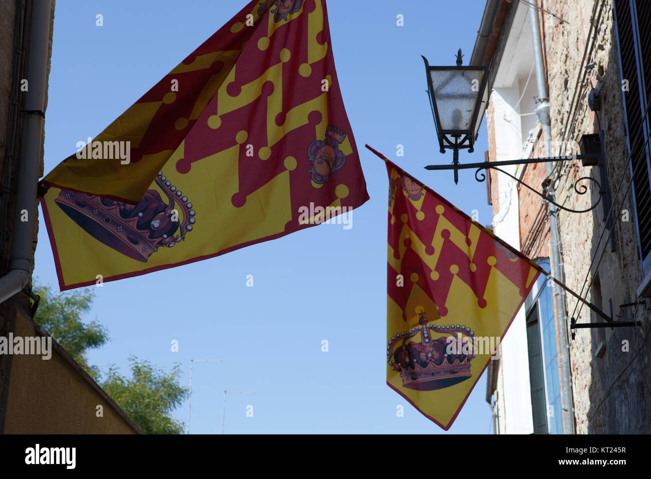 Flags of pienza hi-res stock photography and images - Alamy