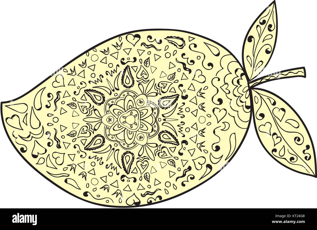 Juicy Mango Fruit Mandala Stock Photo - Alamy