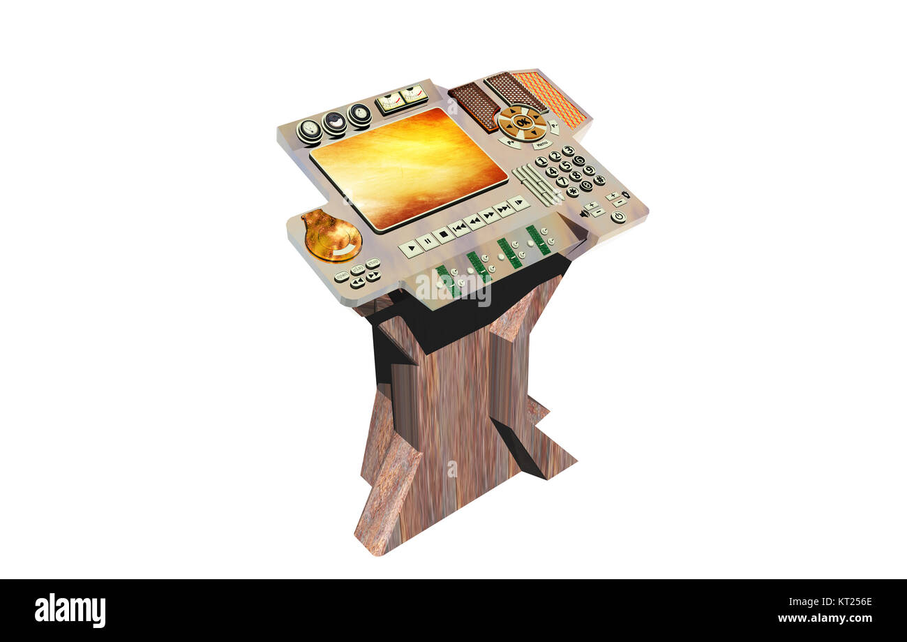 Control console exempted Stock Photo - Alamy