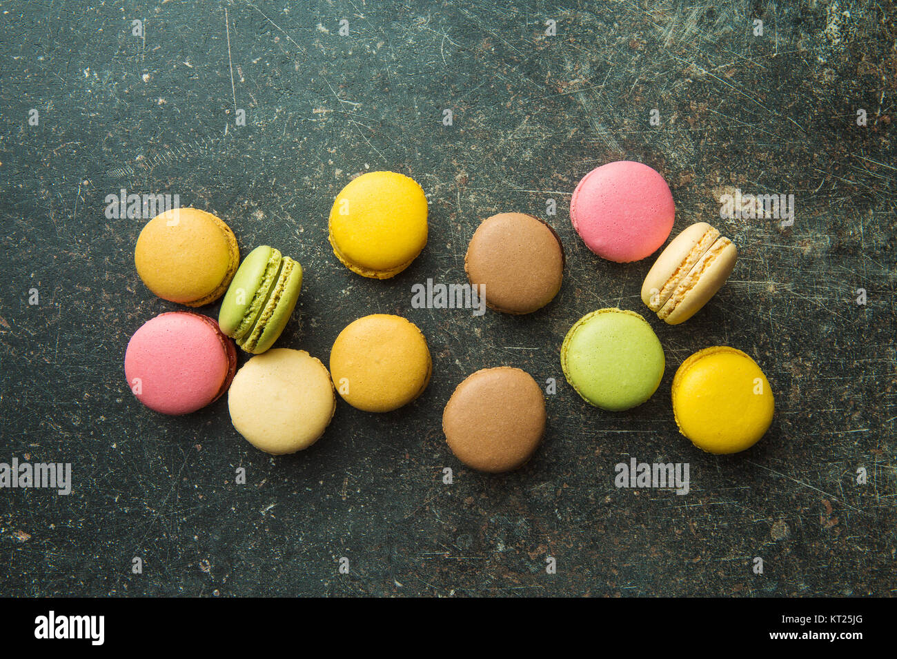 Tasty sweet macarons Stock Photo - Alamy