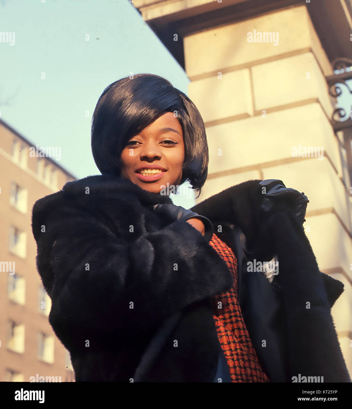 FELICE TAYLOR Afro-American singer in 1967. Photo: Tony Gale Stock ...
