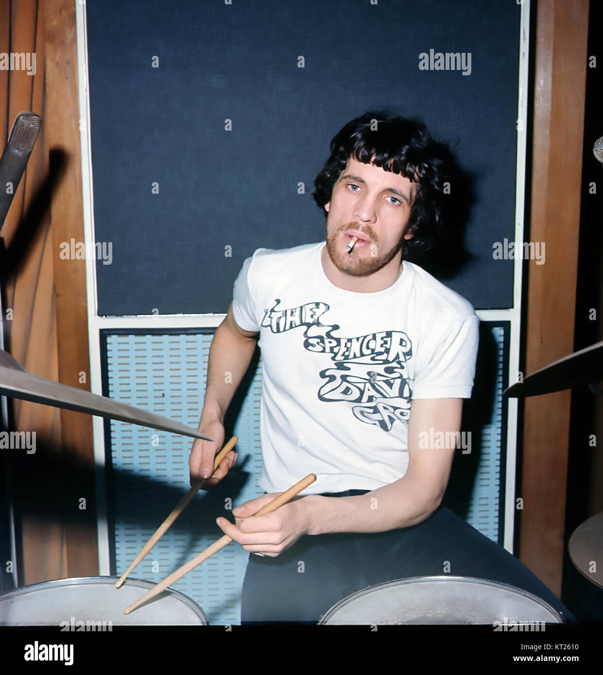 TRAFFIC English rock group about 1968 with drummer Jim Capaldi Stock ...