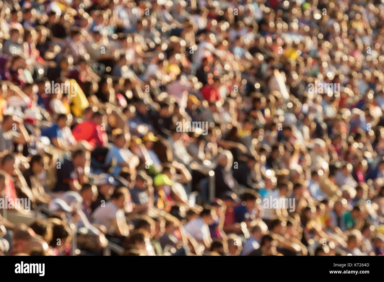 Blurred crowd in stadium Stock Photo - Alamy