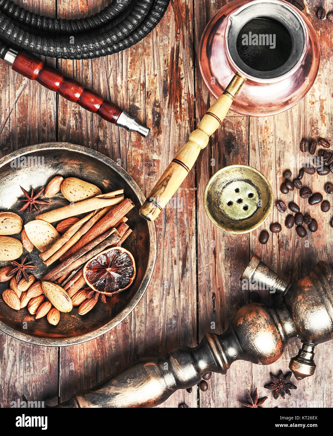 shisha with coffee Stock Photo - Alamy