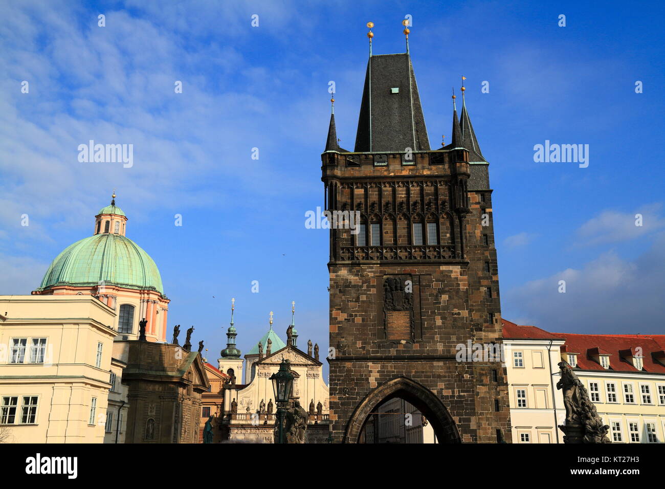 Charles Bridgel is an historic bridge that crosses the Vltava river in ...