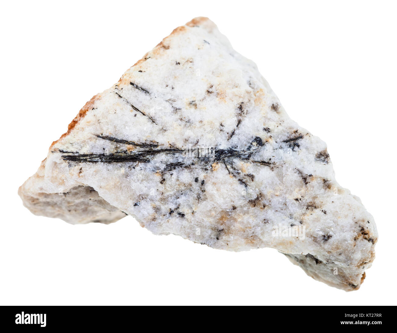 Ludwigite crystals in rock isolated Stock Photo - Alamy