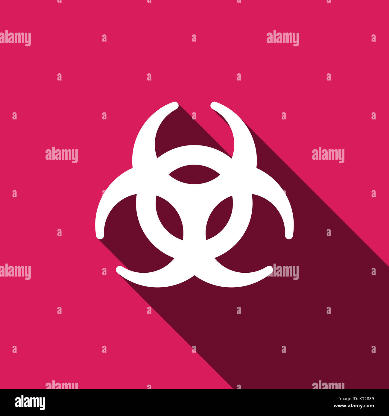 Biohazard symbol flat icon hi-res stock photography and images - Alamy