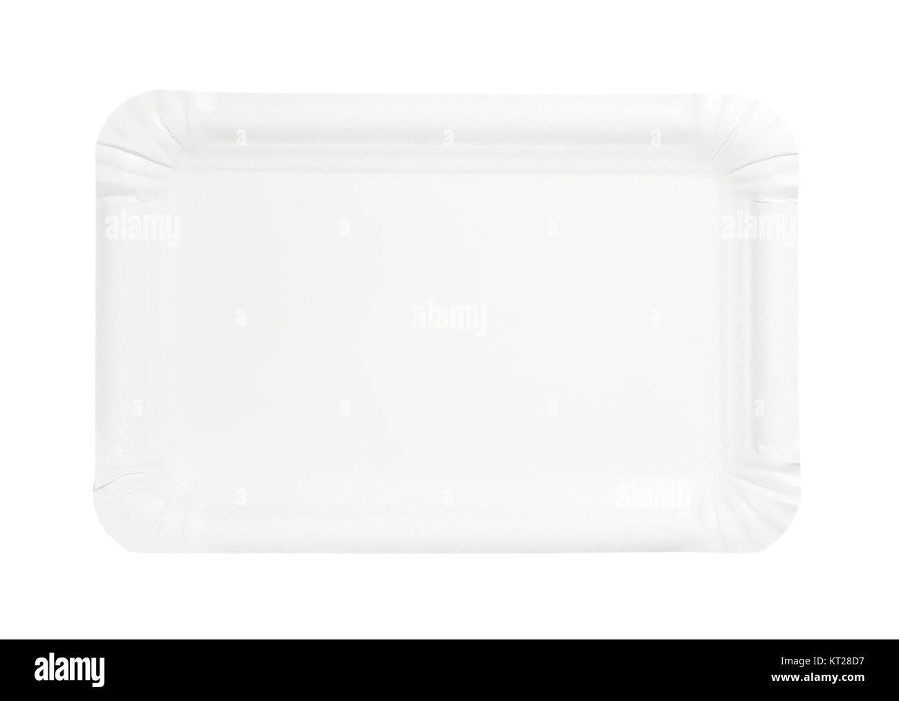 rectangle paper plate Stock Photo - Alamy