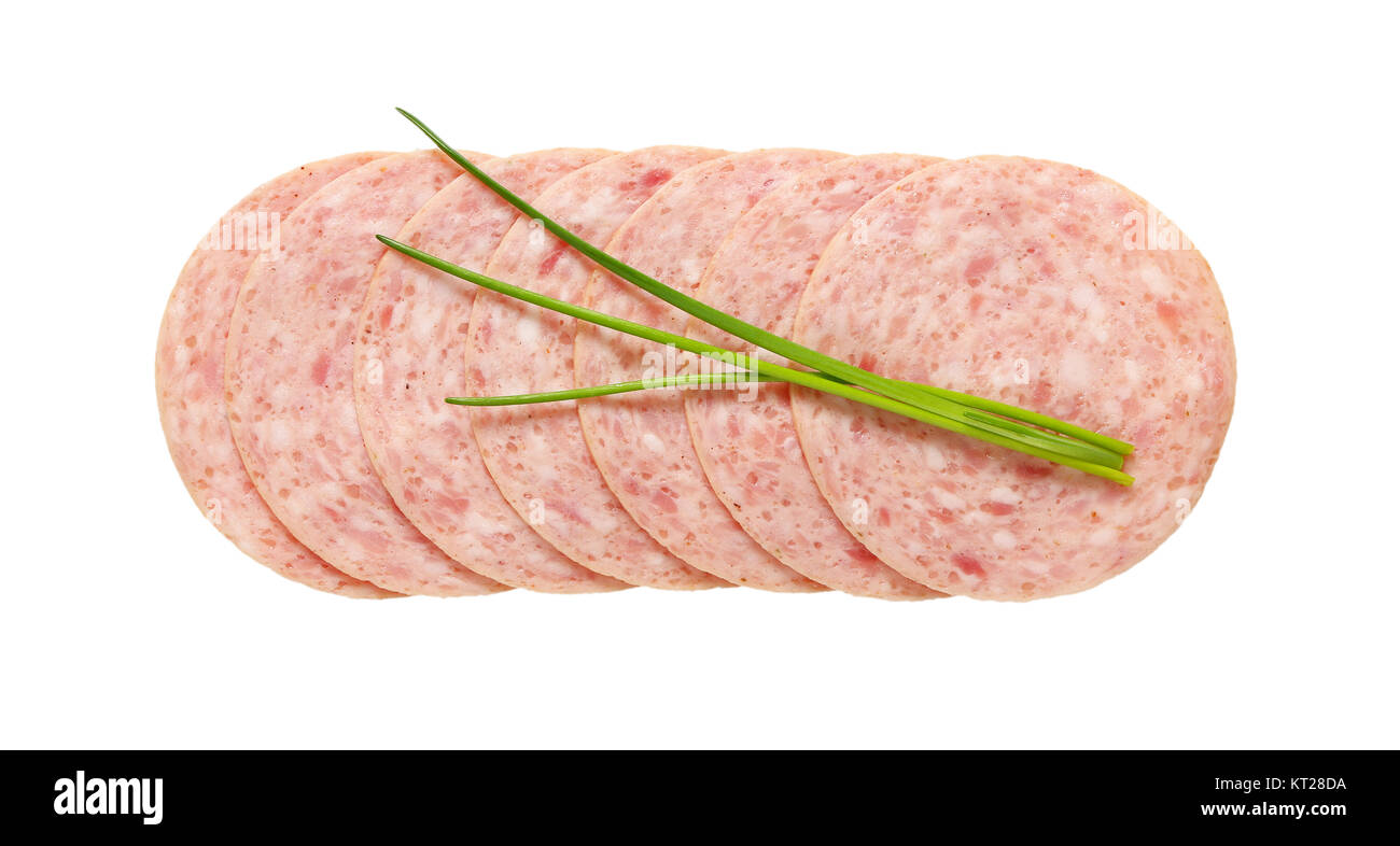 deli meat sausage slices Stock Photo - Alamy