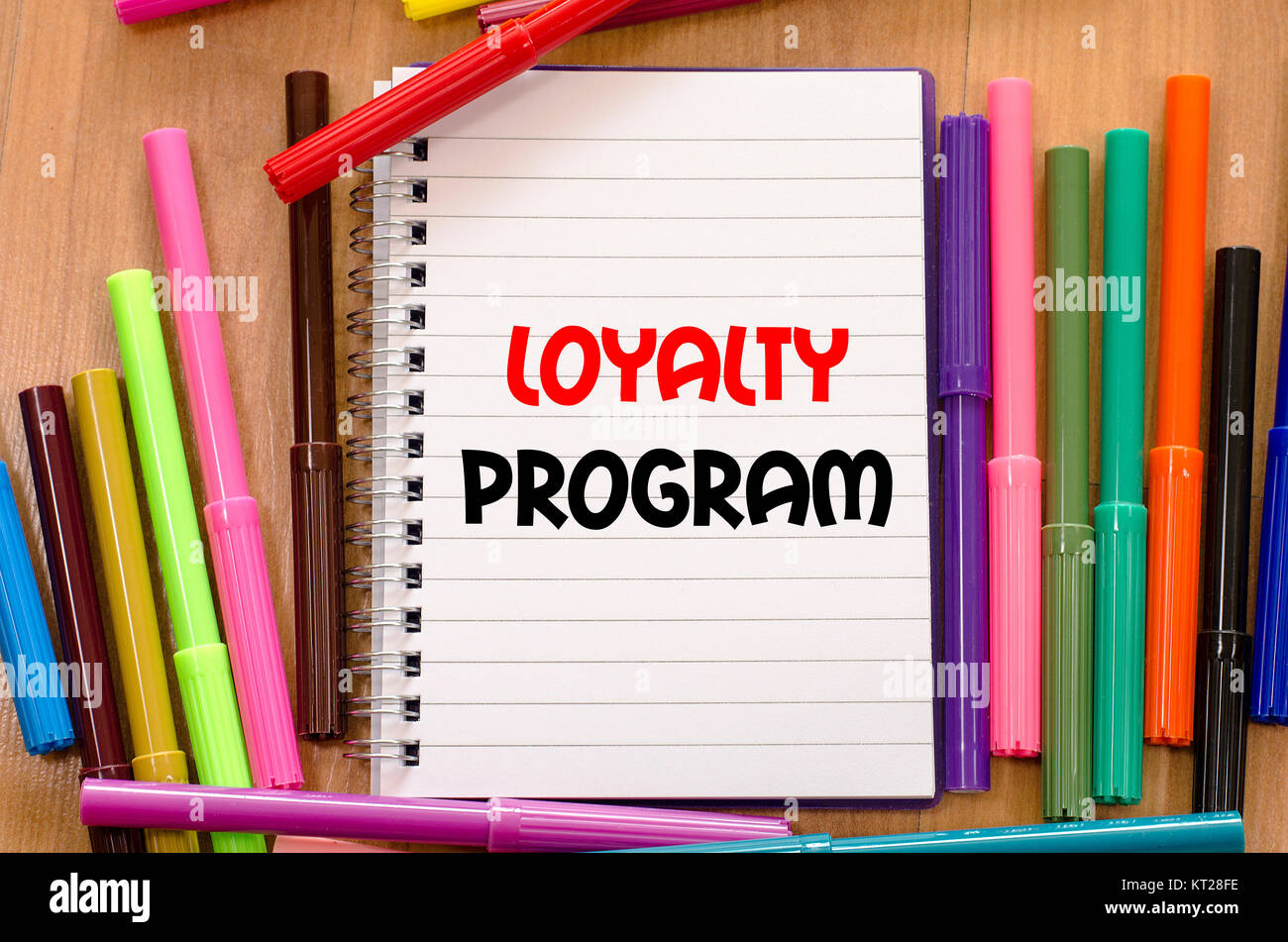 Loyalty program text concept Stock Photo - Alamy