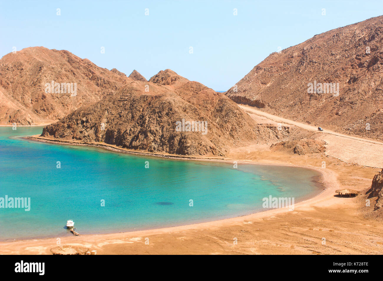 Sea & mountain View of the fjord Bay in Taba, Egypt / The amazing view ...
