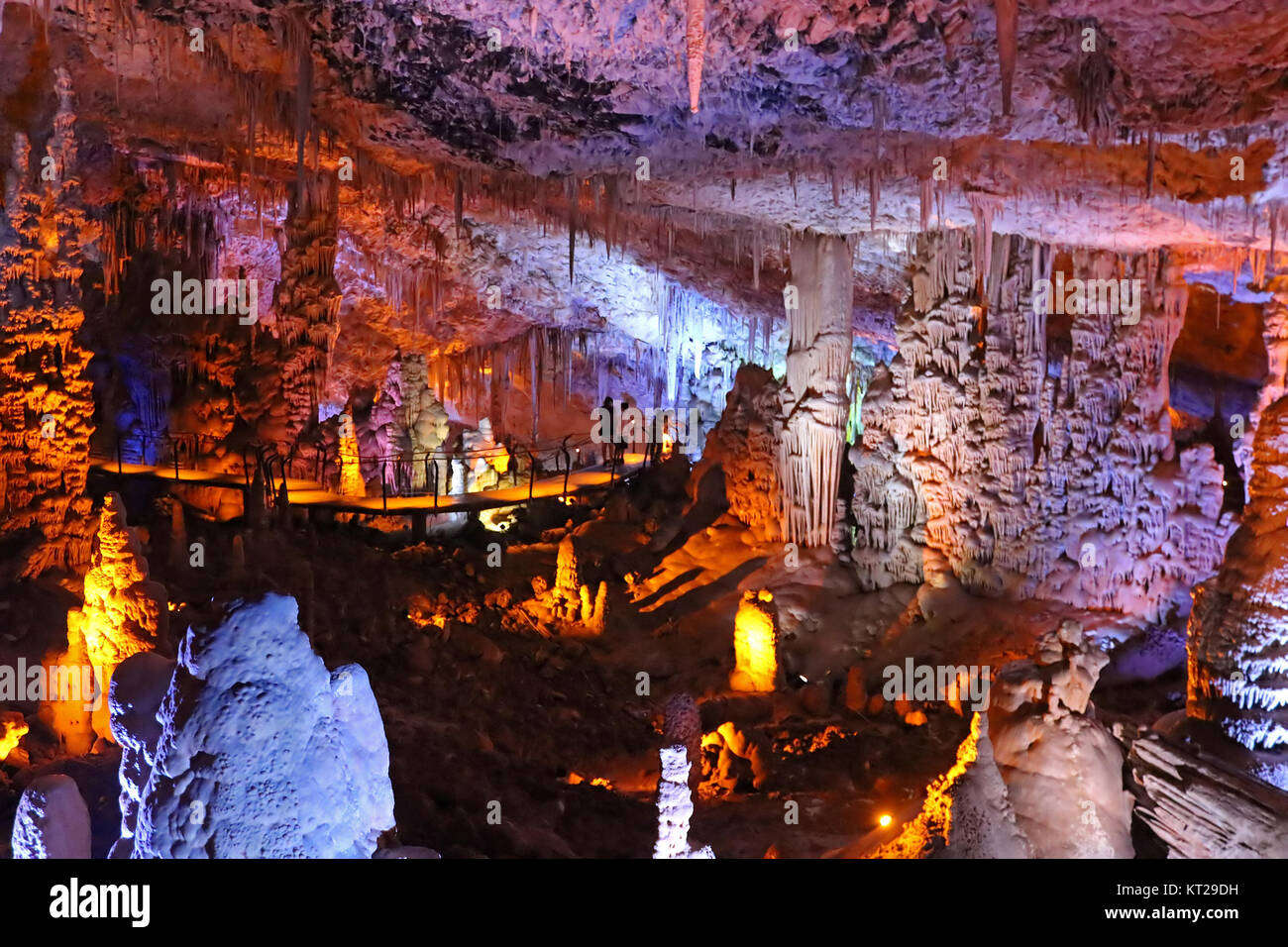 BEIT-SHEMESH, ISRAEL - SEPTEMBER 23, 2017: Avshalom Cave, also known as ...