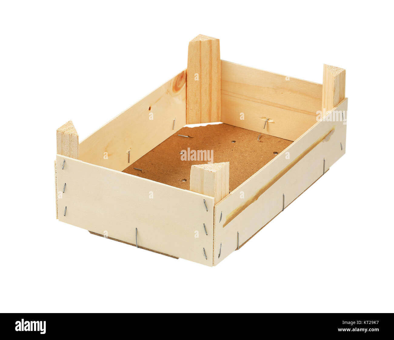 Empty wooden crate Stock Photo - Alamy