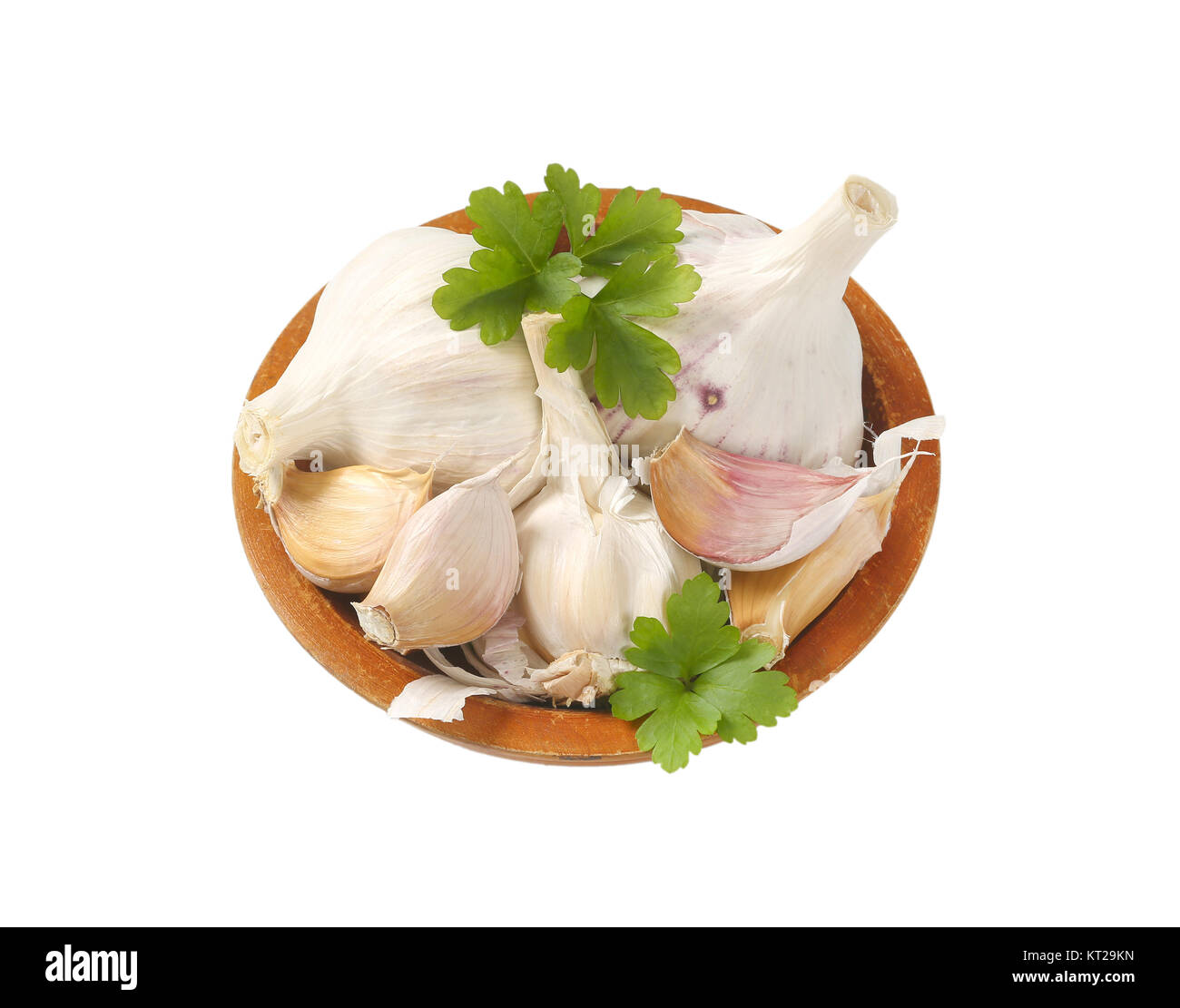Section part garlic Cut Out Stock Images & Pictures - Alamy