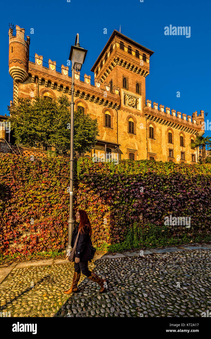 Italy Piedmont Canavese Mazzè the Castle Stock Photo - Alamy
