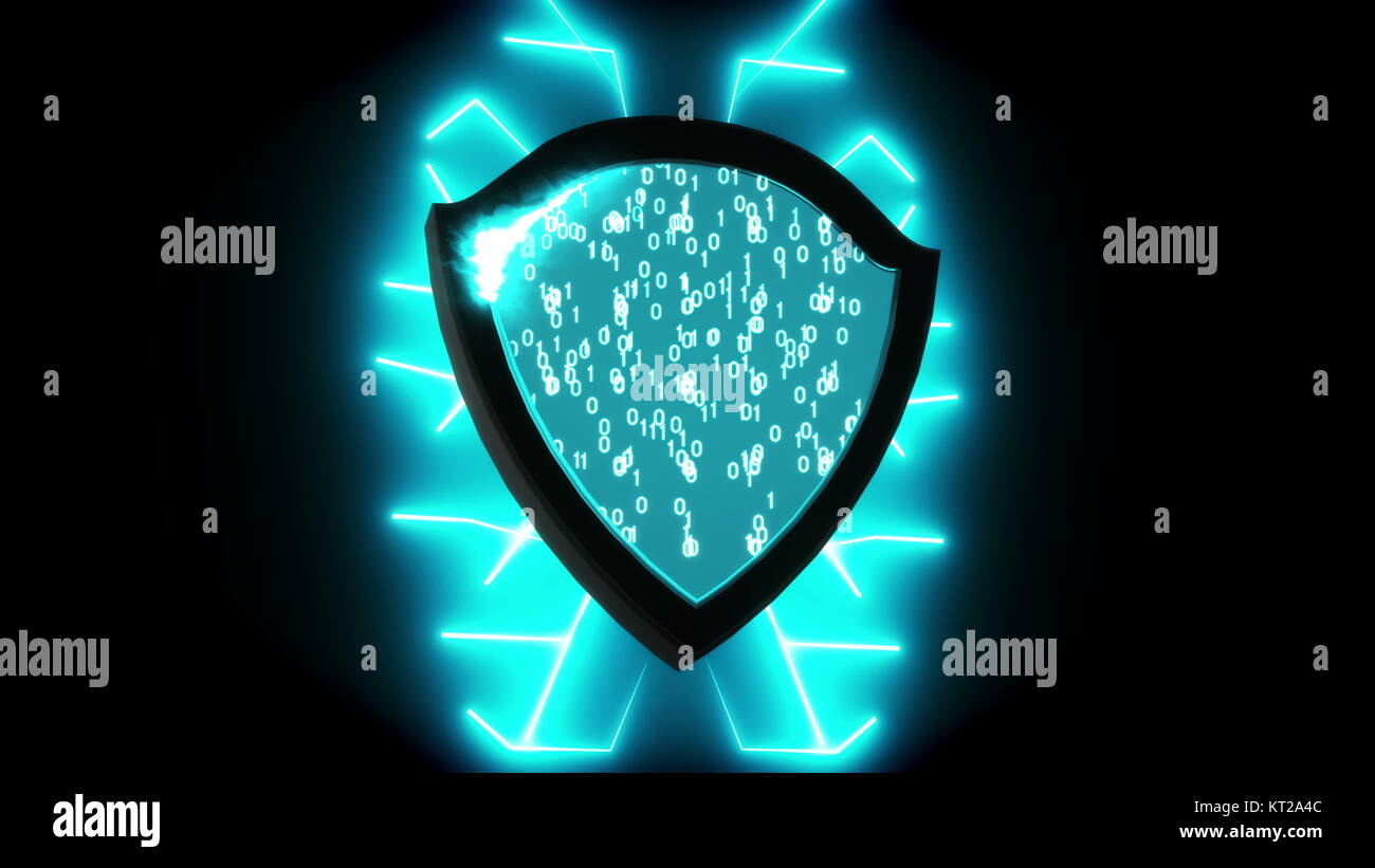 Abstract background with Security Shield. Cyber Background Stock Photo ...
