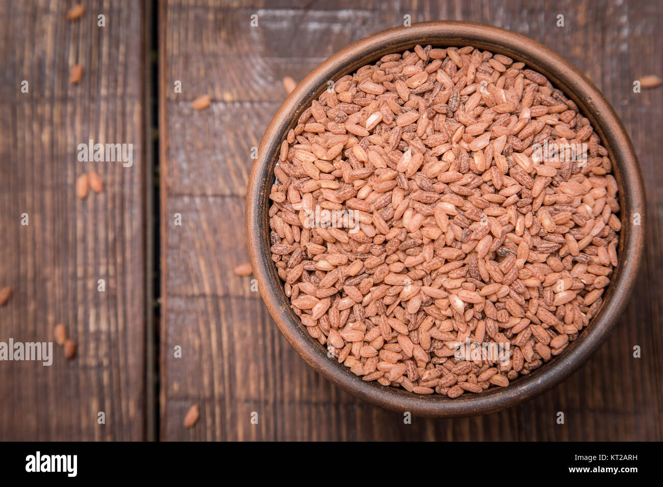 brown grain rice variety devzira. especially for pilaf Stock Photo - Alamy