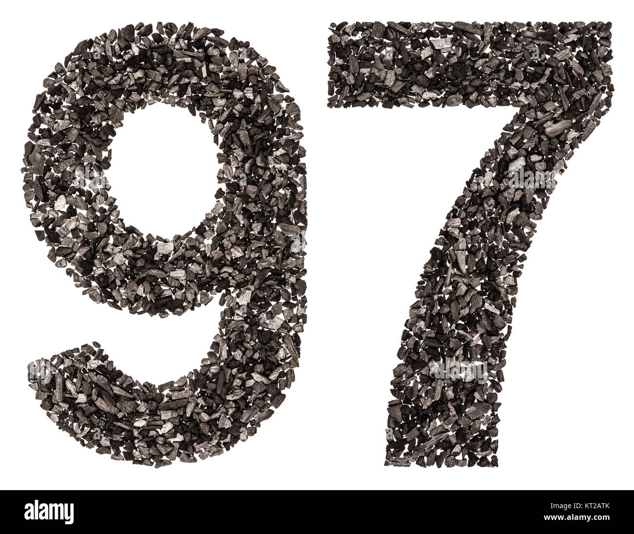 Number 97 ninety seven Cut Out Stock Images & Pictures - Alamy
