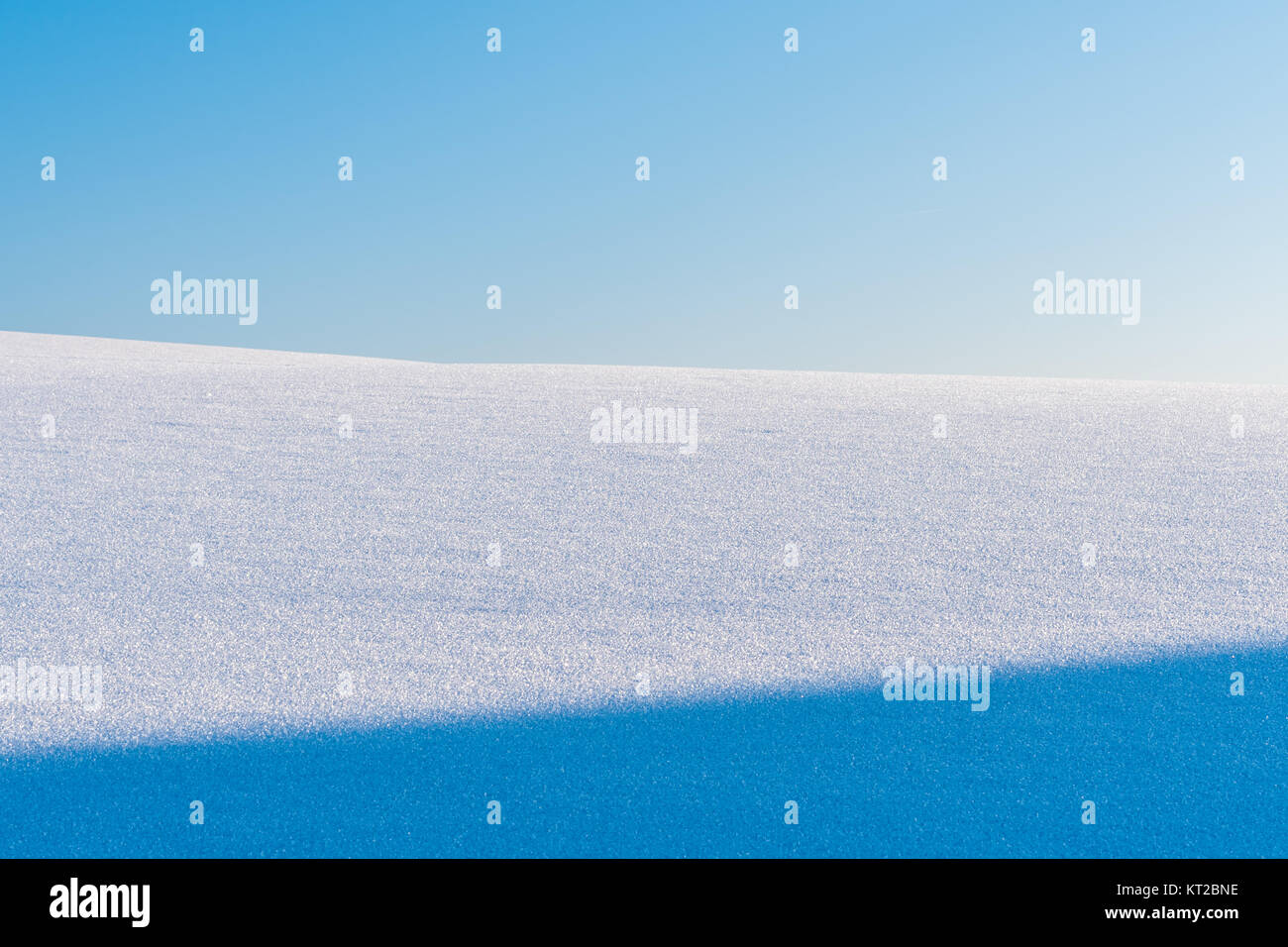 Winter landscape with snow in central Germany Stock Photo - Alamy