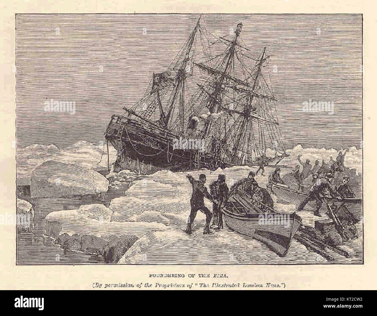 The foundering of the Eira occurred when the ship, originally built for ...