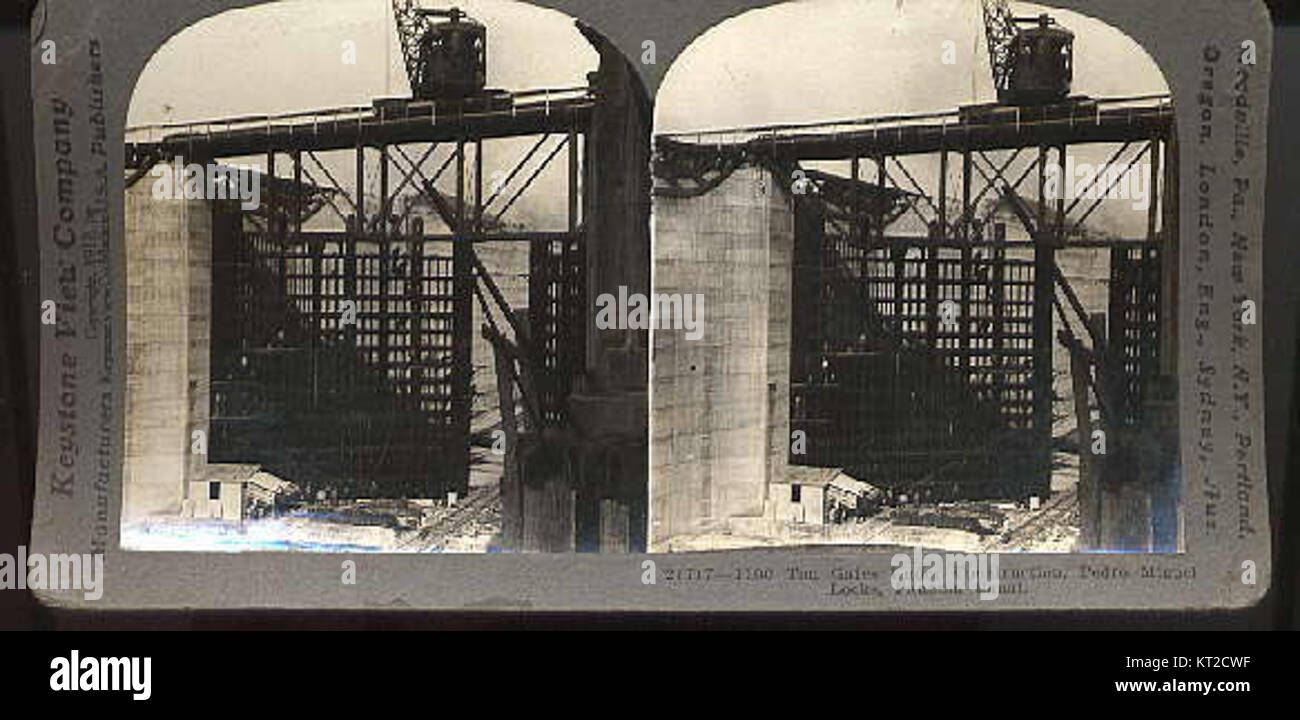 This image shows a 1100-ton gate under construction, highlighting the ...