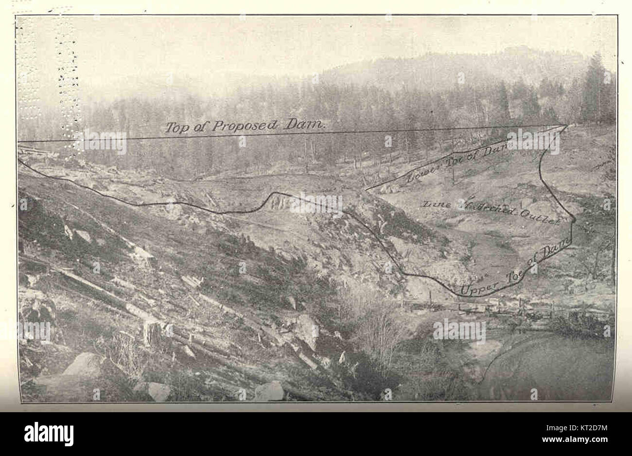 The Lake Christine Dam-Site offers a scenic view of the surrounding ...