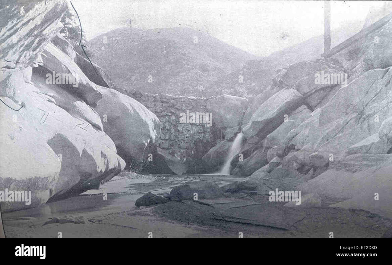 Barrett Dam, a significant dam structure, numbered 33160, known for its ...