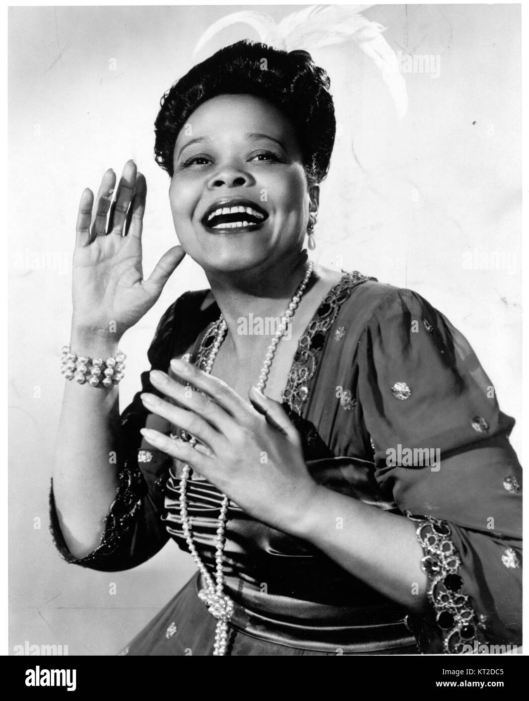 A portrait of Ada Brown, a renowned American singer and actress from ...