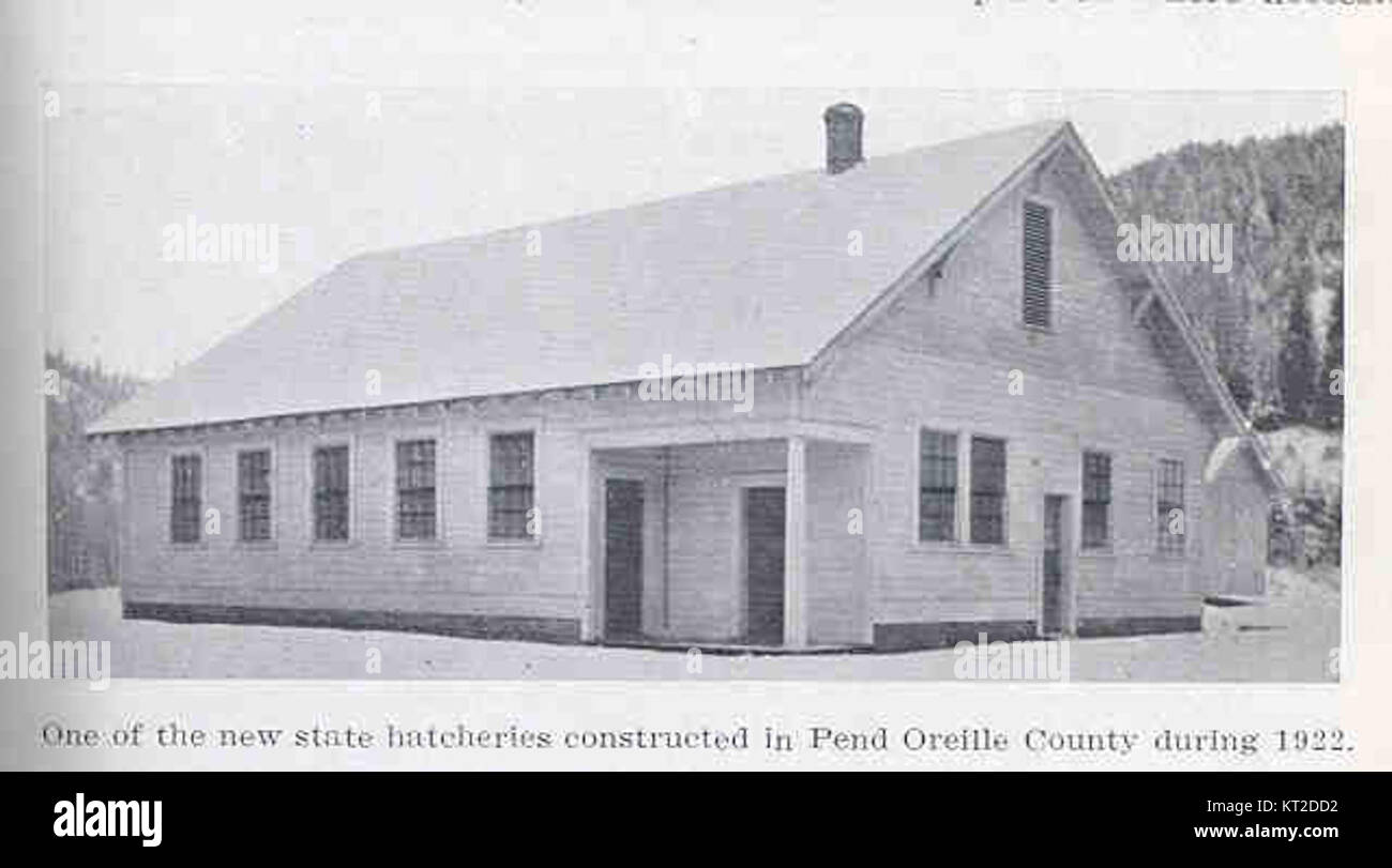 This image shows one of the new state hatcheries built in Pend Oreille ...