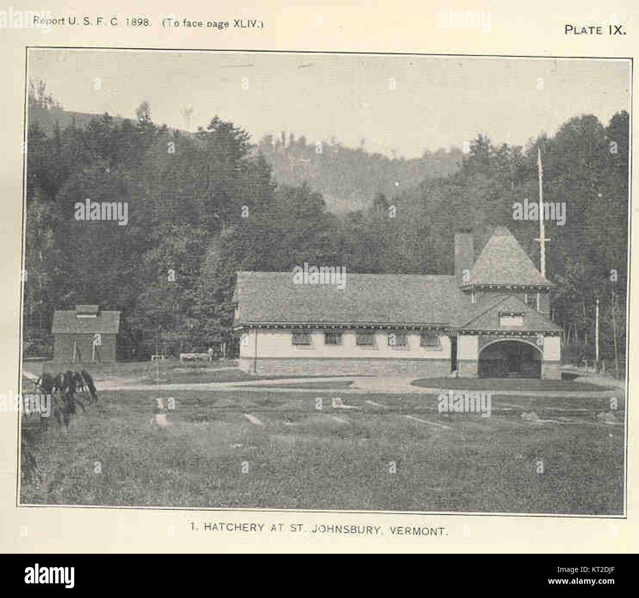 Photograph of a hatchery in Johnsbury, Vermont, located at 33311 ...