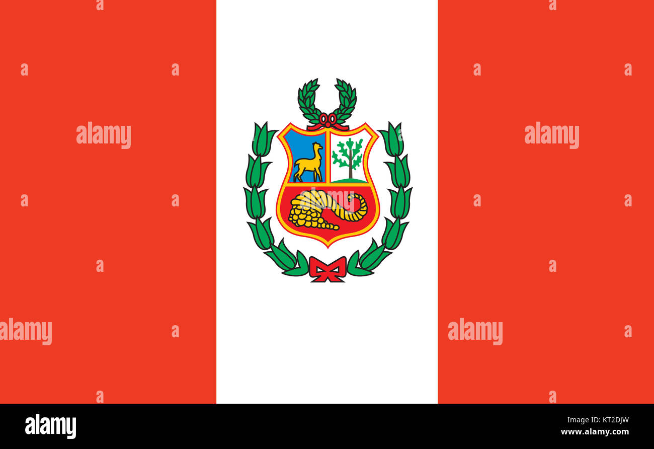 National flag of Peru Stock Photo - Alamy
