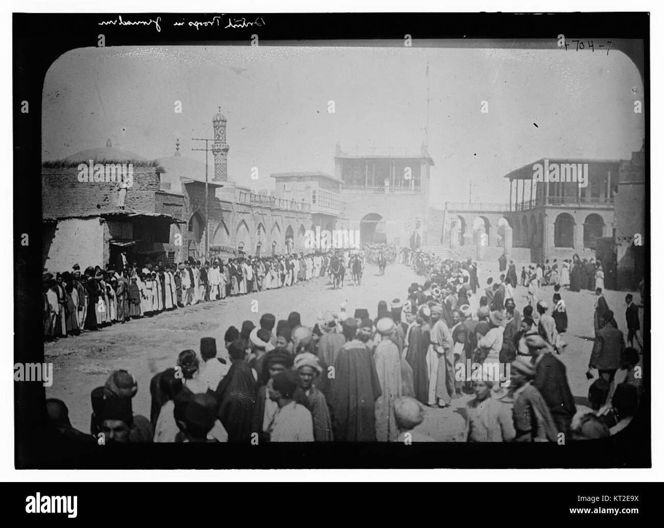 This photograph captures British troops stationed in Baghdad, Iraq, on ...