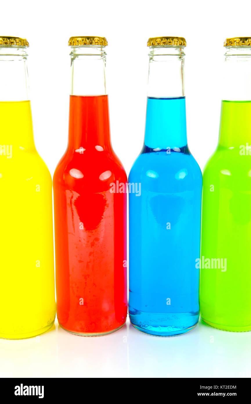 Alco Pop premix alcoholic drinks isolated against a white background ...