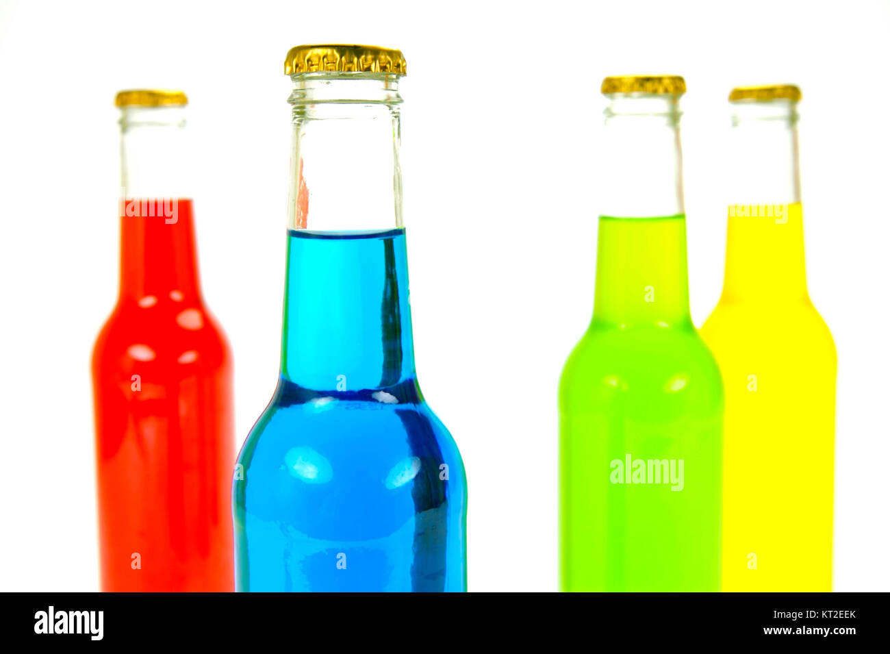 Alco Pop premix alcoholic drinks isolated against a white background ...