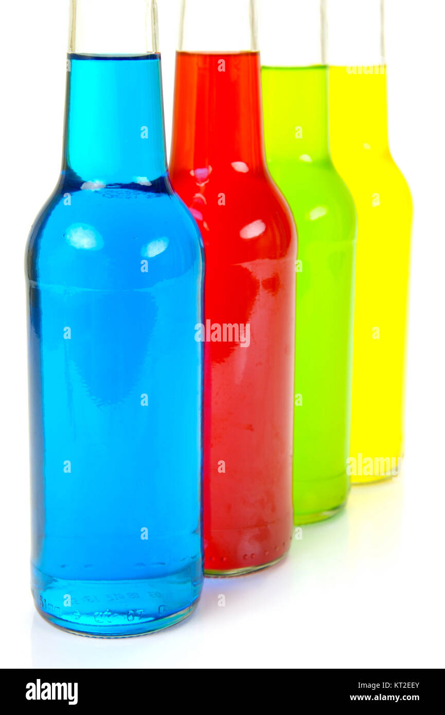 Alco Pop premix alcoholic drinks isolated against a white background ...