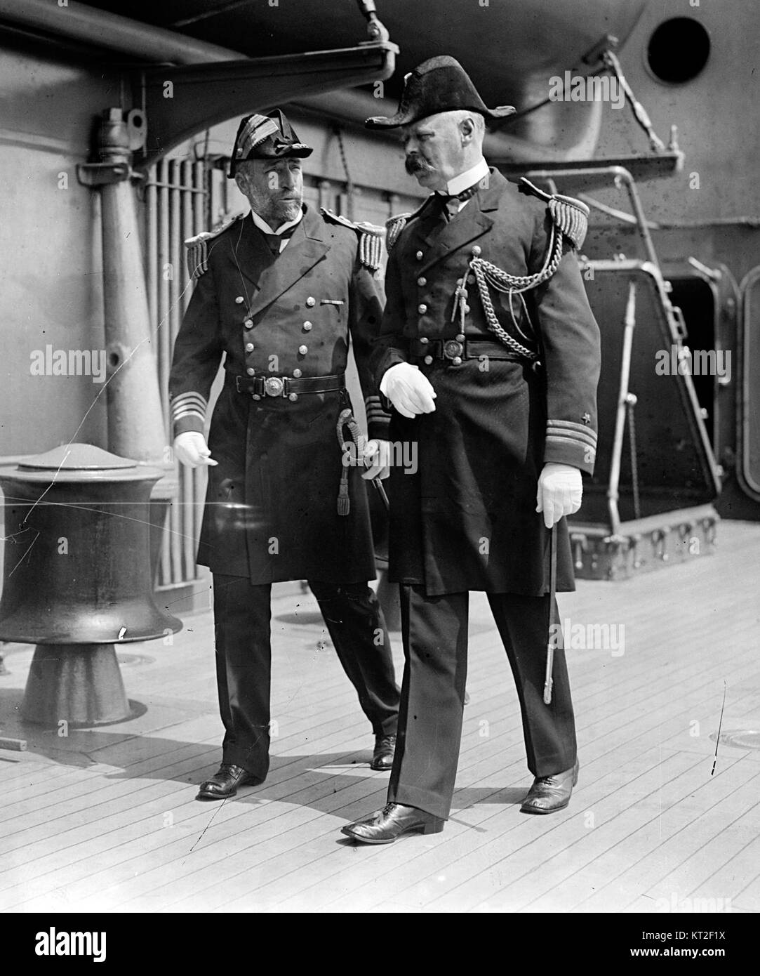 Admirals Oliver and Hughes were prominent figures in naval history ...