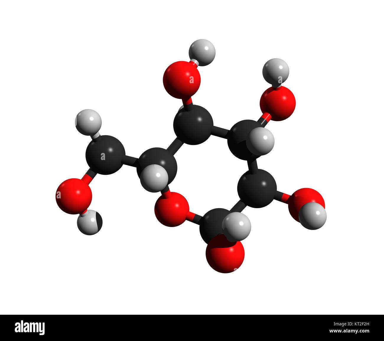 Glucose atom biology chemistry isolated model molecule render Cut Out ...
