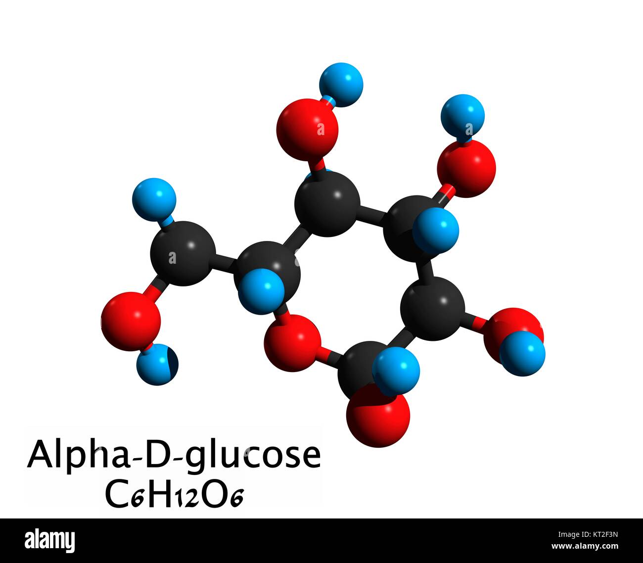 Ball and stick model of glucose hi-res stock photography and images - Alamy