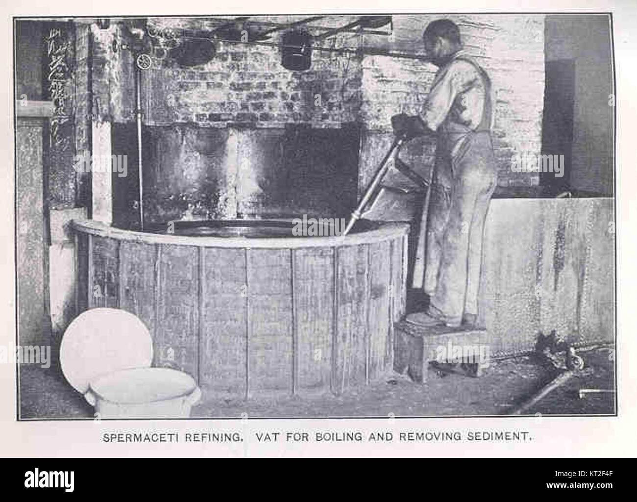 Spermaceti refining refers to the process of purifying spermaceti, a ...