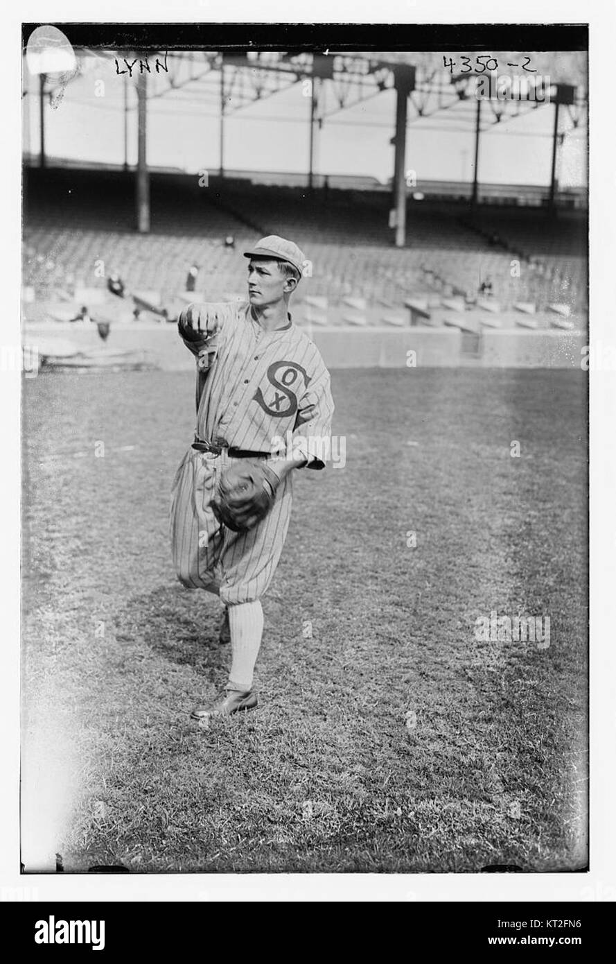 Portrait of Byrd Lynn, a baseball player who played for the Chicago ...