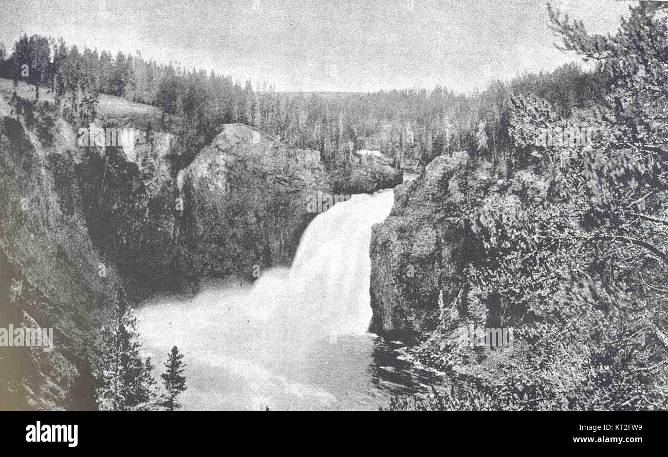 The Upper Falls of the Yellowstone River are one of the most iconic ...