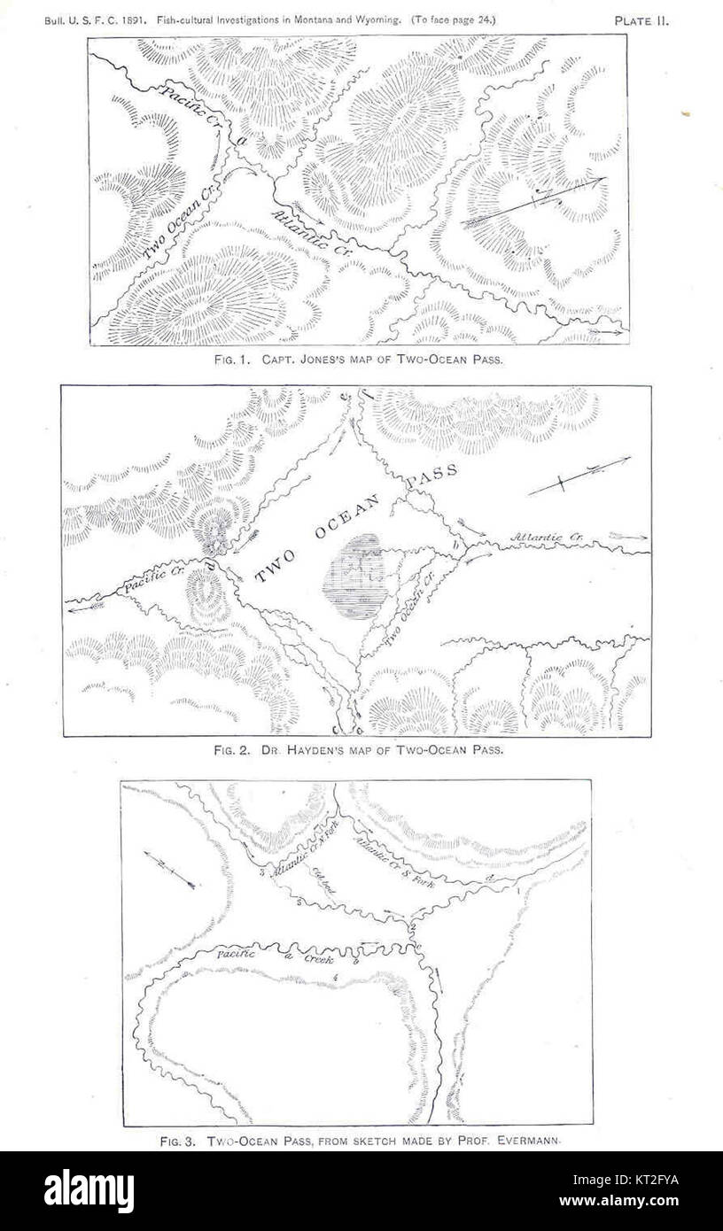 Capt Jones's Map of Two-Ocean Pass depicts a critical geological ...