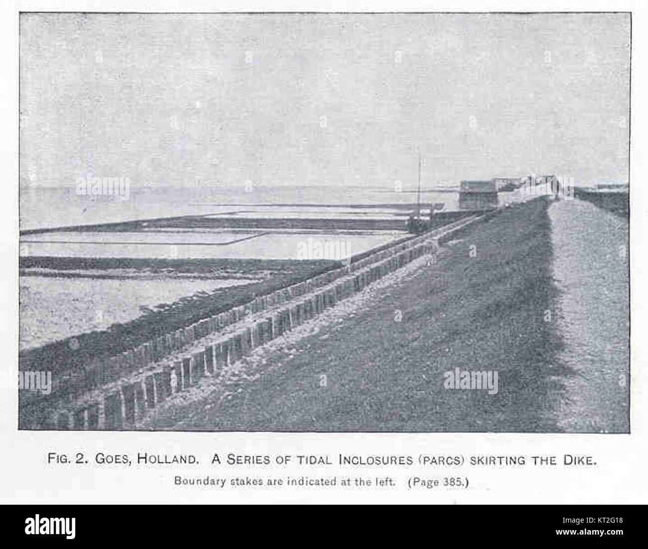 The series of tidal inclosures in Goes, Holland, represents a ...