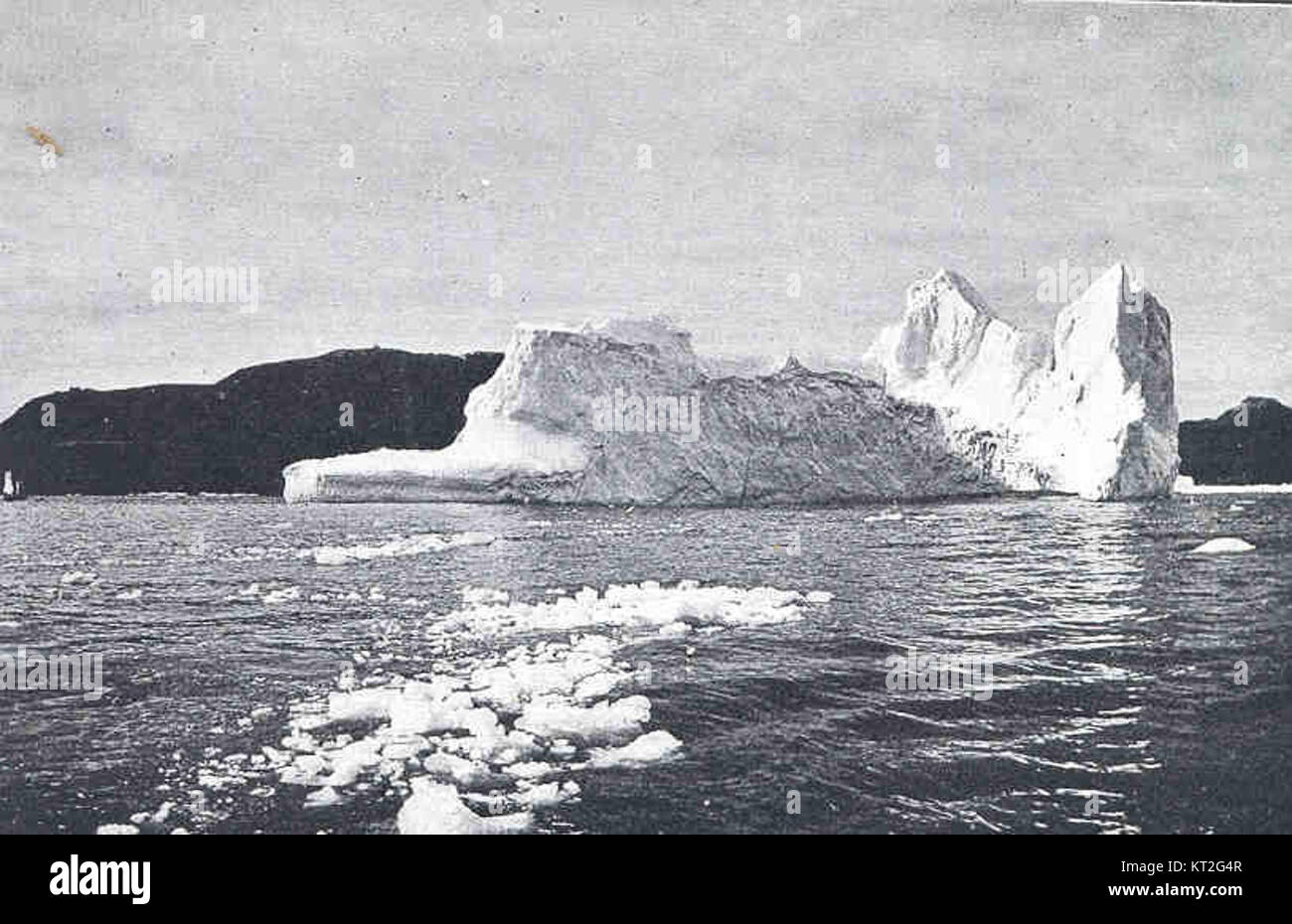 This image shows Berg, located on the coast of Newfoundland, a region ...